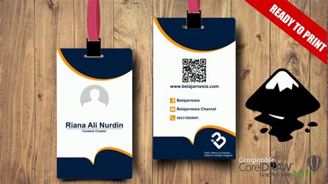Contoh Desain Dan Cara Membuat Name Tag Panitia Event Vrogue Co