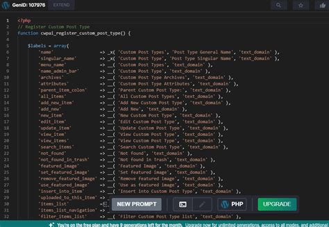 Codewp Tutorial How To Generate Php Codes Without Hassle