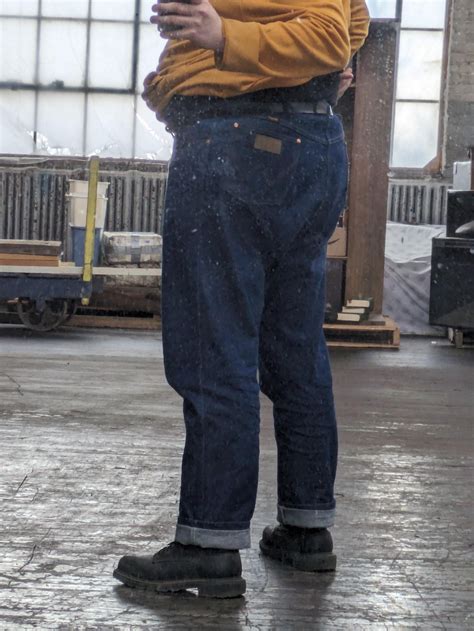 Fit Check Wrangler 13mwz : r/rawdenim