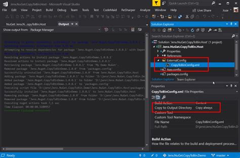 Nuget Package With “copy Always” Content File Jenxsi