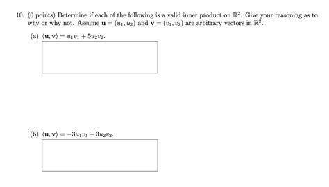 solved 10 0 points determine if each of the following is