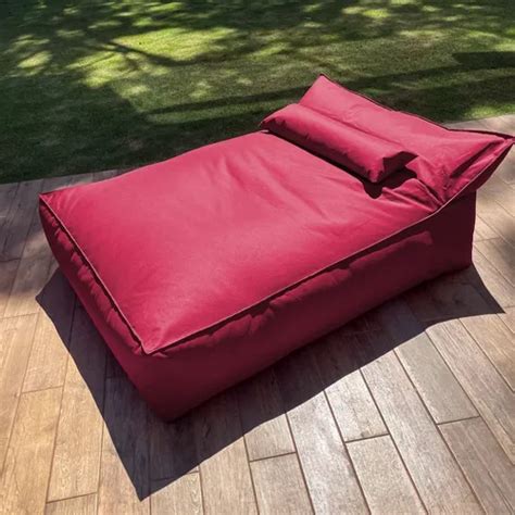 Puff Casal Gigante Cama Grande Sala Decorativo Enchimento Parcelamento Sem Juros