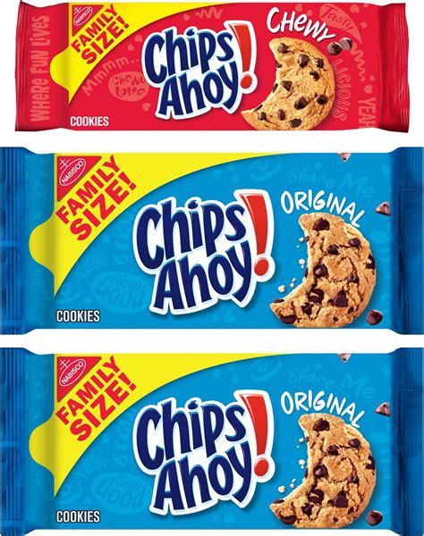 Chips Ahoy Chewy Chocolate Chip Cookies Party Size 26 Oz