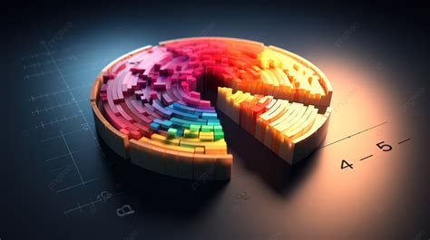 3d Rendered Conceptual Pie Chart Statistics Background Business Chart Pie Chart Chart