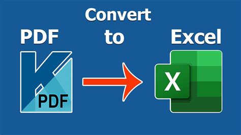 How To Convert Pdf To Excel Spreadsheet Using Kofax Power PDF YouTube