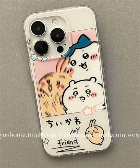 💥인기폭발💥놀라는 먼작귀 농담곰 치이카와 우사기 귀여운 캐릭터 아이폰 11 12 13 14 15 프로 프로맥스 하드 젤 케이스