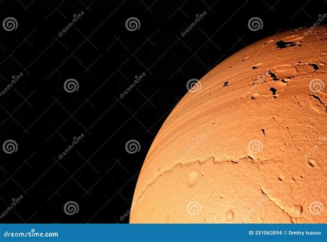 Phobos Macrorealistic Surface A Macrorealistic Depiction Of Pho Stock
