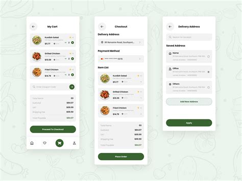 Food Delivery Mobile App Uiux Design Behance