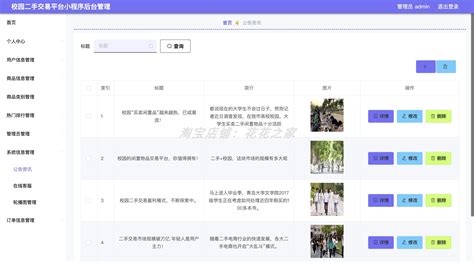 微信小程序的校园二手交易平台 Java 二手平台 Ssm 闲置物品交易校园二手交易小程序平台 Csdn博客