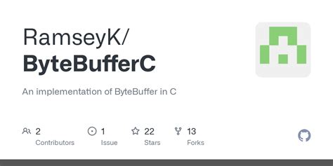 Github Ramseykbytebufferc An Implementation Of Bytebuffer In C