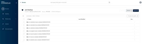 How To Backup And Restore Acm With Oadp And Minio