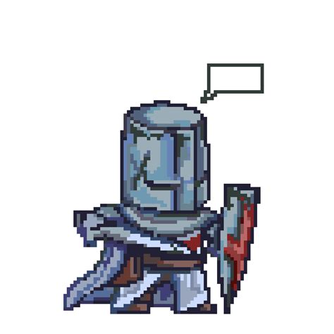 一个简单的免费像素骑士闲置动画素材 像素实验室