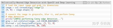 边缘检测 使用 Opencv 和 深度学习 进行整体嵌套边缘检测 知乎
