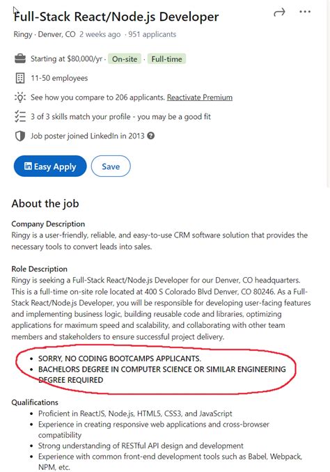 No Bootcamp Grads Rrecruitinghell