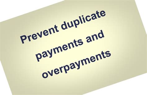 How To Prevent Duplicate Payments And Overpayments In Invoice