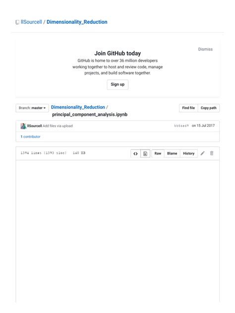 Dimensionality Reduction Principal Component Analysis Ipynb At Master Llsourcell