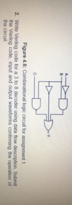 solved figure 4 6 combinational logic circuit for