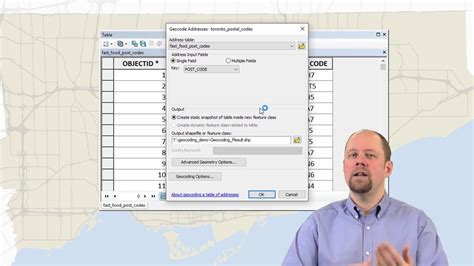 Geocoding Postal Codes In Arcmap Gis Data Acquisition And Map Design