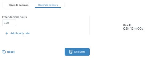 Hours To Decimal Converter — Clockify