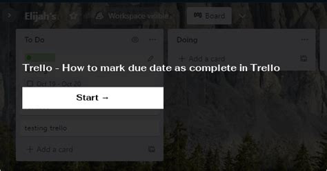 Trello How To Mark Due Date As Complete In Trello