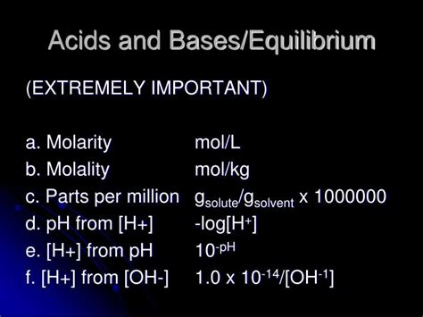 PPT Acids And Bases Equilibrium PowerPoint Presentation Free Download ID 1761348