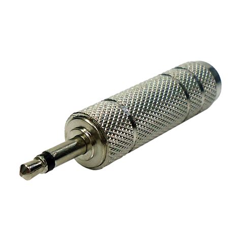 Adaptador Metálico Plug P Mono X Jack J Mono Eletropeças