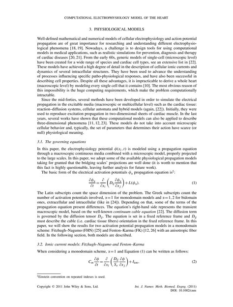Solution A Massive Parallel Computational Electrophysiology Model Of
