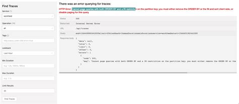 Cannot Page Queries With Both Order By And A In Restriction · Issue