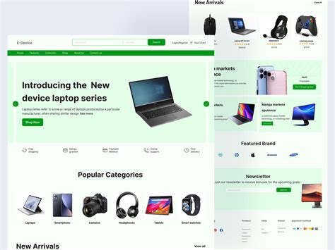 E Commerce Web Ui Design Behance