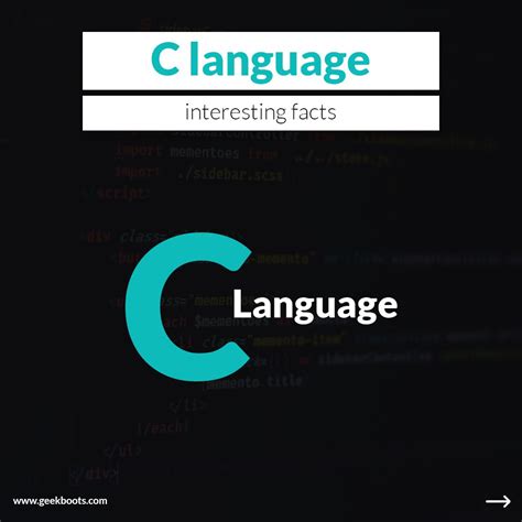 Geekboots 10 Interesting Facts About C Language