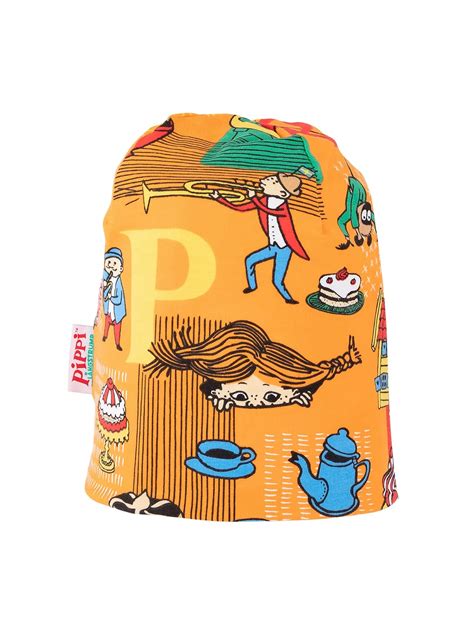 Beanie Pippi Langstrumpf Orange Astrid Lindgren