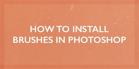 How To Install Abr Brushes In Photoshop Timoke