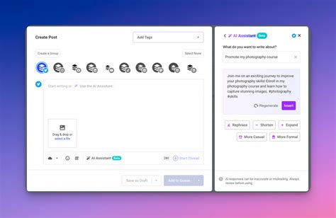 Introducing AI Made For Social Media Buffers AI Assistant