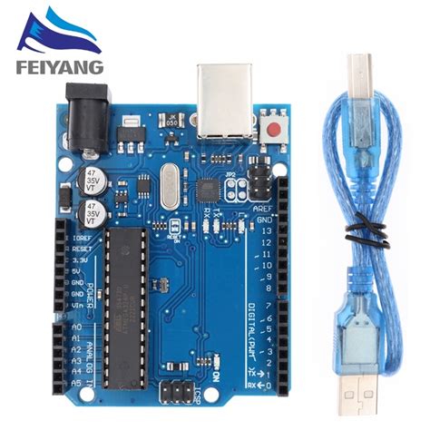 UNO R3 Atmel ATMEGA328P Compatible Board Plug And Play No Need