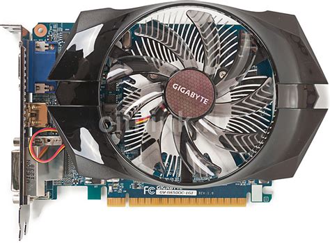 Характеристики Видеокарта Gigabyte Nvidia Geforce Gtx 650 1ГБ Gddr5 Oc