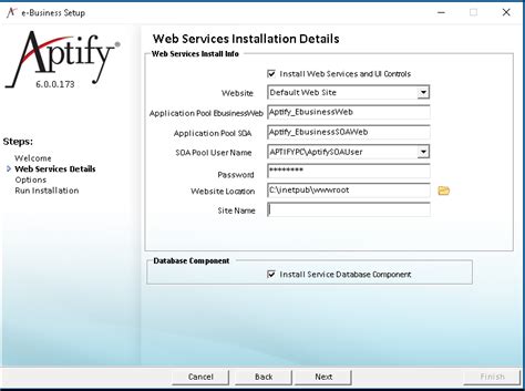 Quick List For Setting Up A New E Business 6 Server With Or Without Aptify Web Aptify Support
