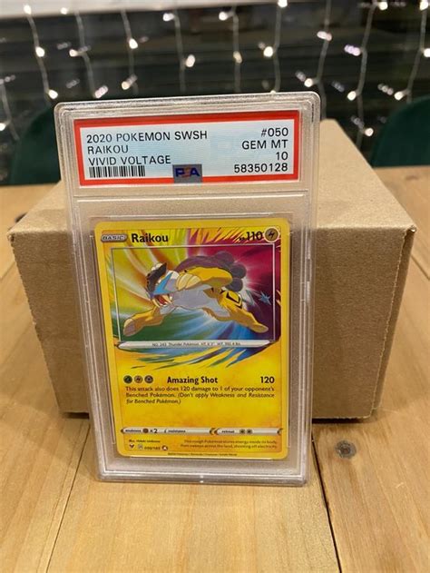 Pokemon SWSH RAIKOU VIVID VOLTAGE PSA Neu gemäss Beschreibung in Däniken SO für CHF