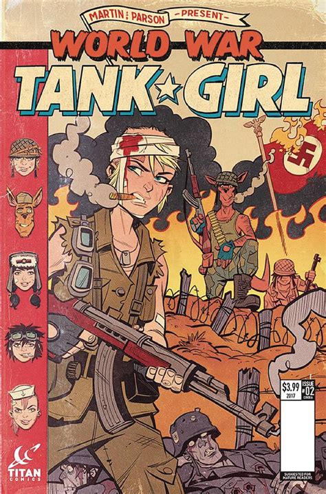 Tank Girl World War Tank Girl 2 Of 4 Cvr A Parson Mr