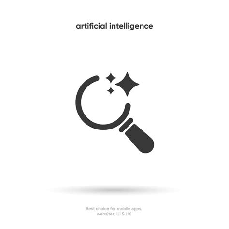 Premium Vector Generate AI Button Symbol Artificial Intelligence Sign