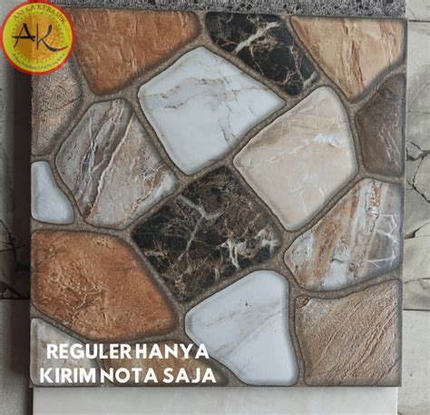 Jual Keramik Lantai Teras Garasi Motif Batu Alam Timbul X Belmore Beige Kota Bekasi