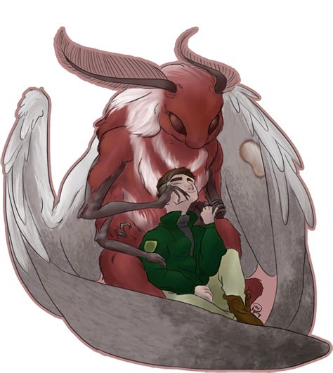 Mothman Illustration Clipart Large Size Png Image Pikpng Images And