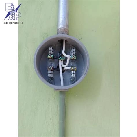 Electrical Round Energy Meter Base Meter Socket Base Wall Meter