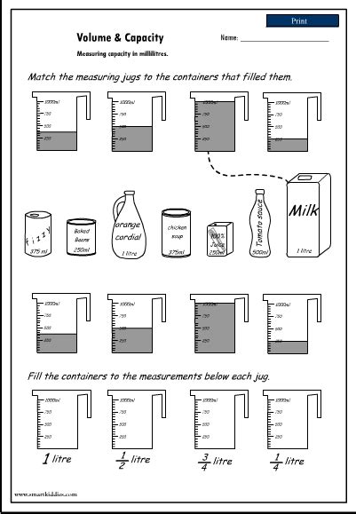 Measuring Capacity In Millilitres Studyladder Interactive Learning Games