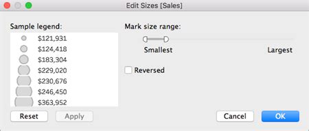 Control The Appearance Of Marks In The View Tableau