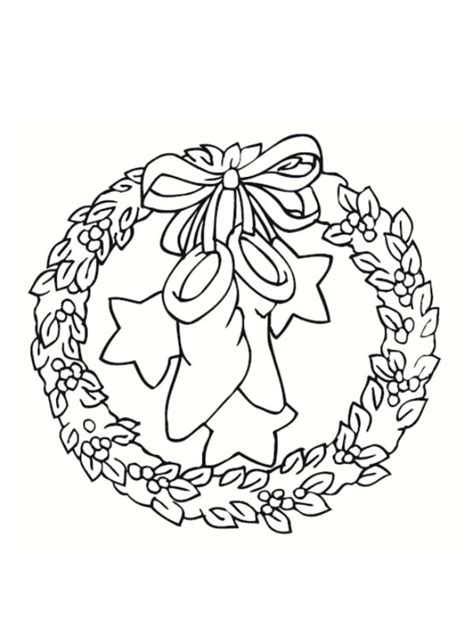 Coloriage Couronne De Noel A Imprimer idées de coloriage