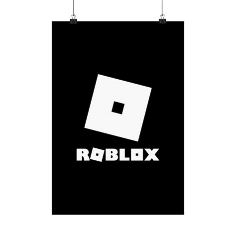 Roblox Posters Minimal Gaming Room Poster Art Wall Video Etsy