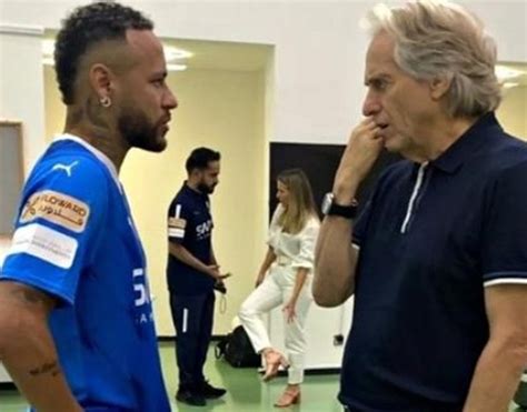 Neymar e Jorge Jesus estreia traz expectativa de técnico ser trampolim