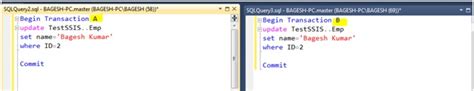 Microsoft Business Intelligence Blocking In Transaction In Sql Server