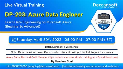 Vandana Soni On Linkedin Azuredataengineer Azuretraining Azure