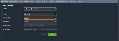 Endpoints For Direct Connection AccuWeb Cloud Guide